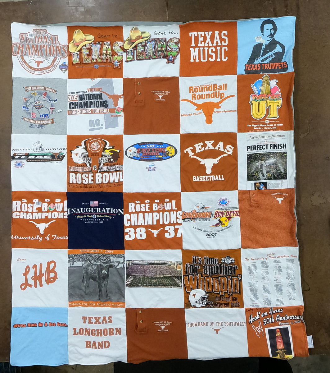 Celebrate Your Longhorn Spirit with Project Repat T-Shirt Quilts ...