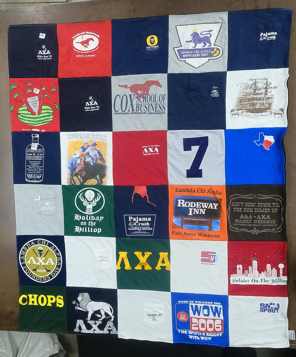 Treasuring Mustang Memories with Custom T-Shirt Quilts – Project Repat ...