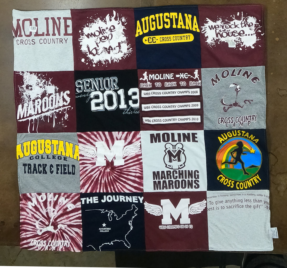 Preserving Augustana College Memories with Project Repat T-Shirt Quilt ...