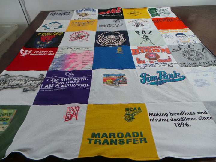 T-Shirt Quilt Blanket Story Series – Project Repat T Shirt Quilts