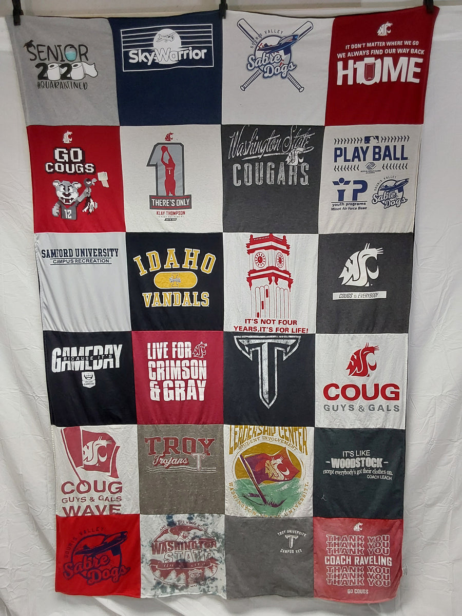 Samford University Stories: T-Shirt Quilts – Project Repat T Shirt Quilts