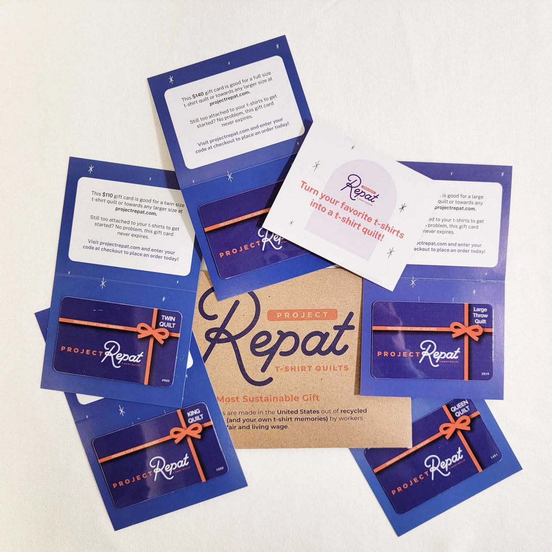 Project Repat Gift Card , Project Repat Blanket Sizes – Project Repat T ...