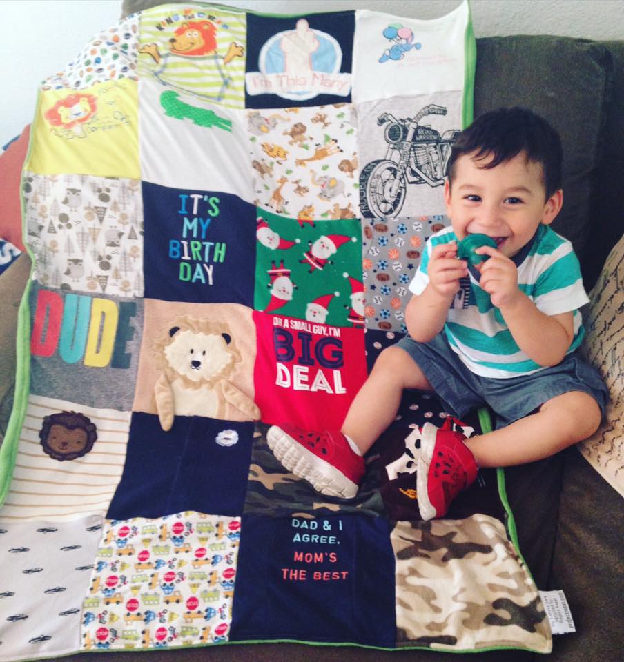 Baby Blanket Made with Your Shirts by Project Repat – Project Repat T ...