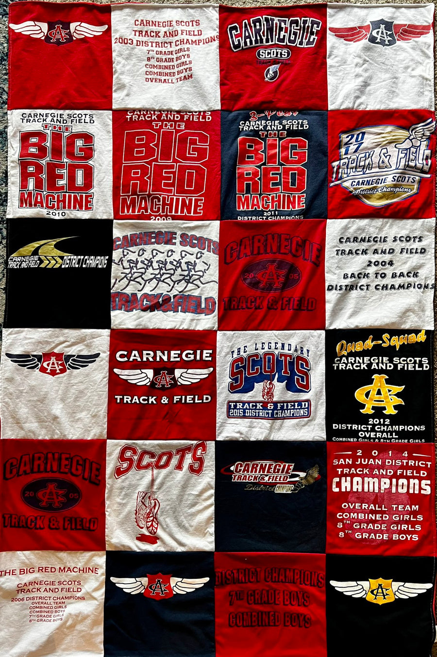 Throw Baby Blanket Made with Your Shirts by Project Repat – Project ...