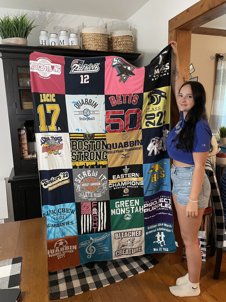 Throw Baby Blanket Made with Your Shirts by Project Repat – Project ...